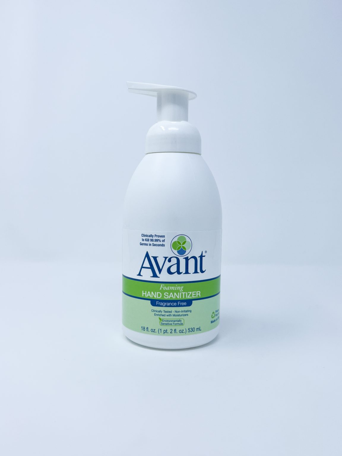18 oz. Avant Foaming Fragrance-Free Instant Hand Sanitizer | Case of 12