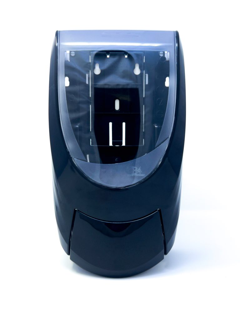 1000 mL Black Manual Soap/Sanitizer Dispenser | B4 Brands